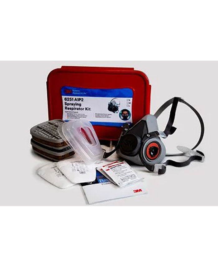 3M™ Half Face Respirator Starter Kits -Spraying Respirator Kit - A1P2